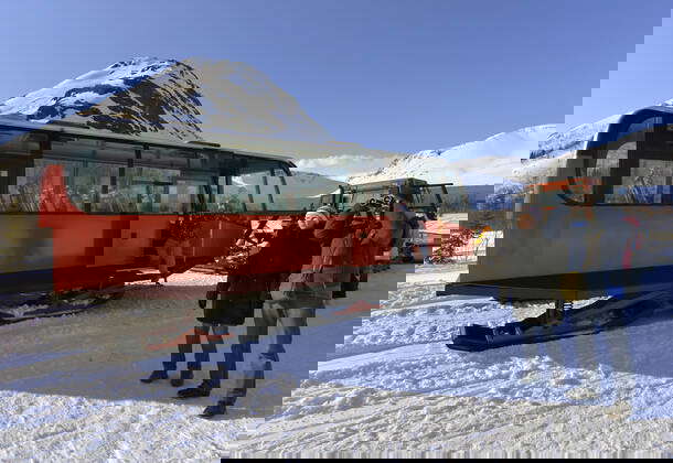 MURMANSK REGION, RUSSIA – MAY 2, 2021: A tour of the Khibiny Mountain ...