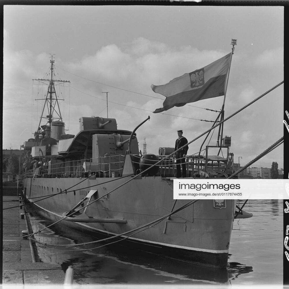 ORP Burza (squall, storm), Wicher-class destroyer of the Polish Navy ...