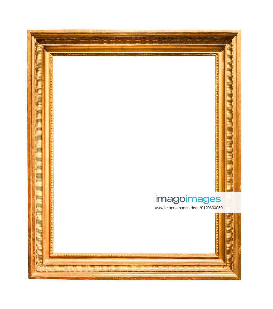 Vertical retro wooden picture frame