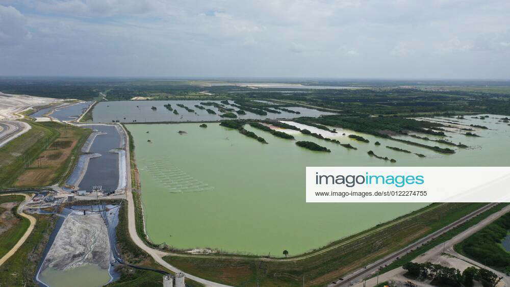 June 20, 2021, Bartow, Florida, USA: An aerial view shows the active ...