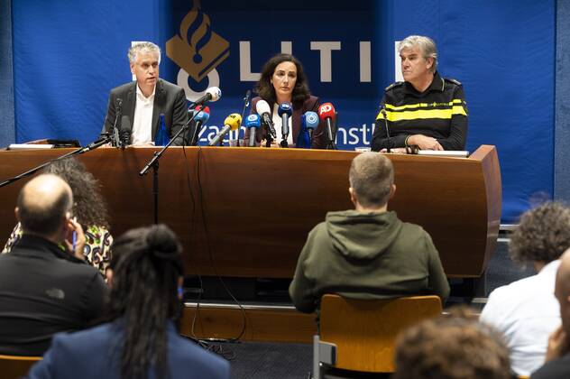 AMSTERDAM Mayor Femke Halsema during the celebration of the 100th ...