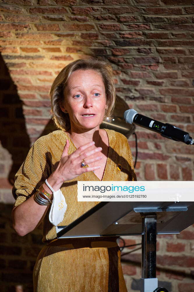 Antwerp harbor alderwoman Annick De Ridder pictured during the key handover of the iconic