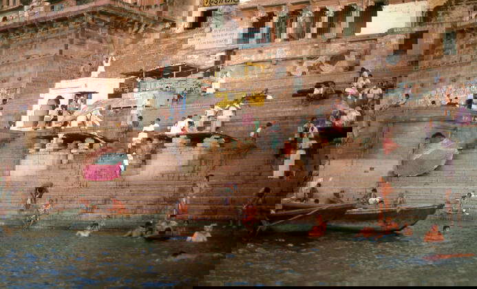 Varanasi, also commonly known as Banaras or Benares, is a city situated ...