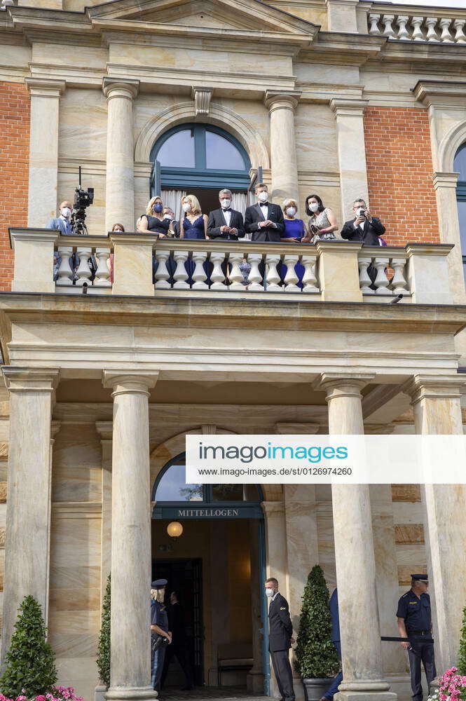 Bernd Sibler with Eherau Michaela, Oliver Bär, Monika Grütters and ...