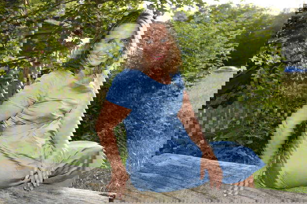 Marie Theres Relin at the photo rehearsal for the play Ungeheuer Heiß ...