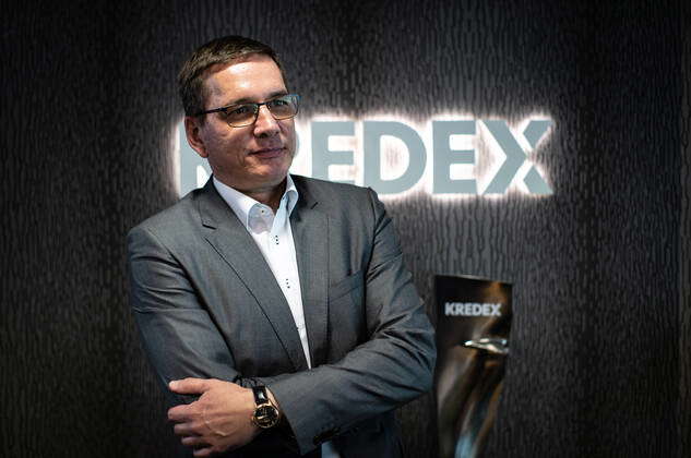 Tallinn. Ivo Kuldmäe, head of Kredex. KredEx is a foundation set up by ...
