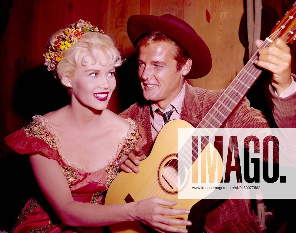 THE ALASKANS, Dorothy Provine, Roger Moore, 1959-60. TV Guide courtesy ...