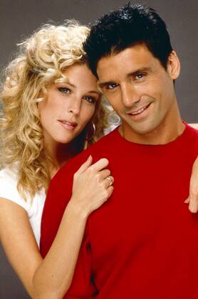 THE GUIDING LIGHT, from left: Laura Wright, Frank Grillo, Wendy Moniz ...