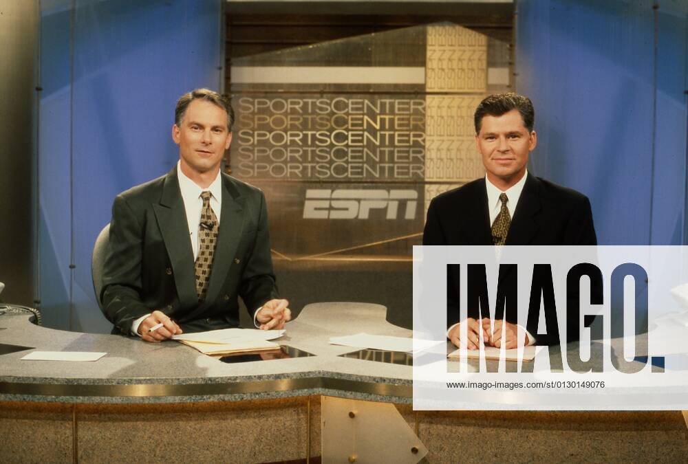 SPORTSCENTER, from left: Kenny Mayne, Dan Patrick, 1979-. ? ESPN ...