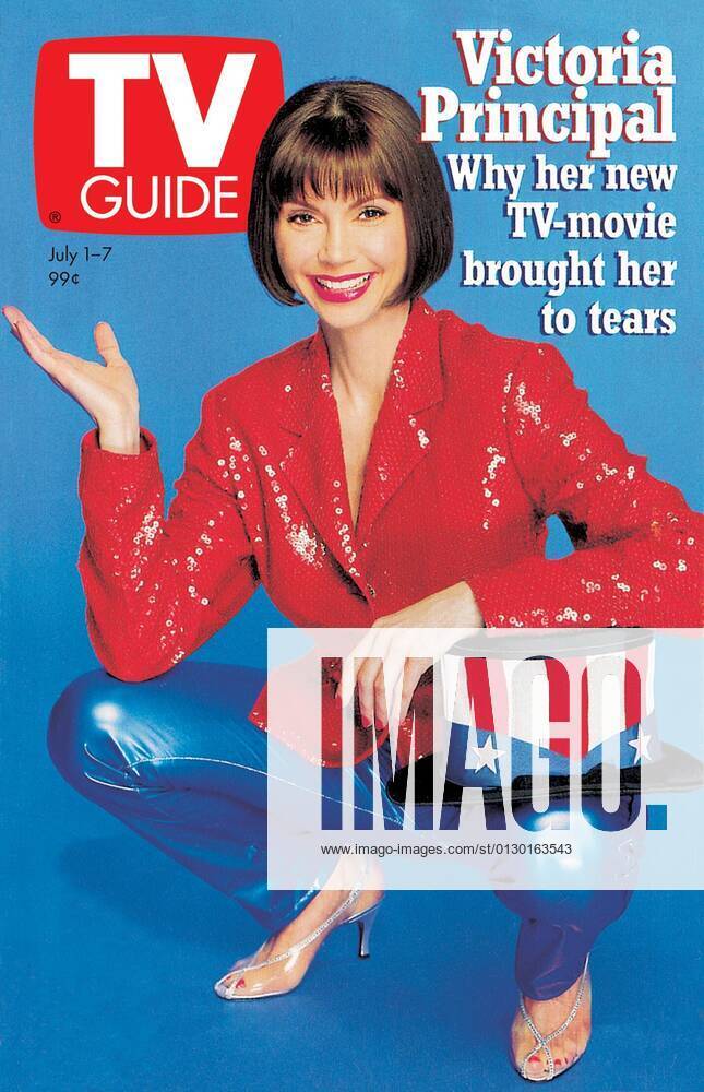 DANCING IN THE DARK, Victoria Principal, TV GUIDE cover, July 1-7, 1995 ...