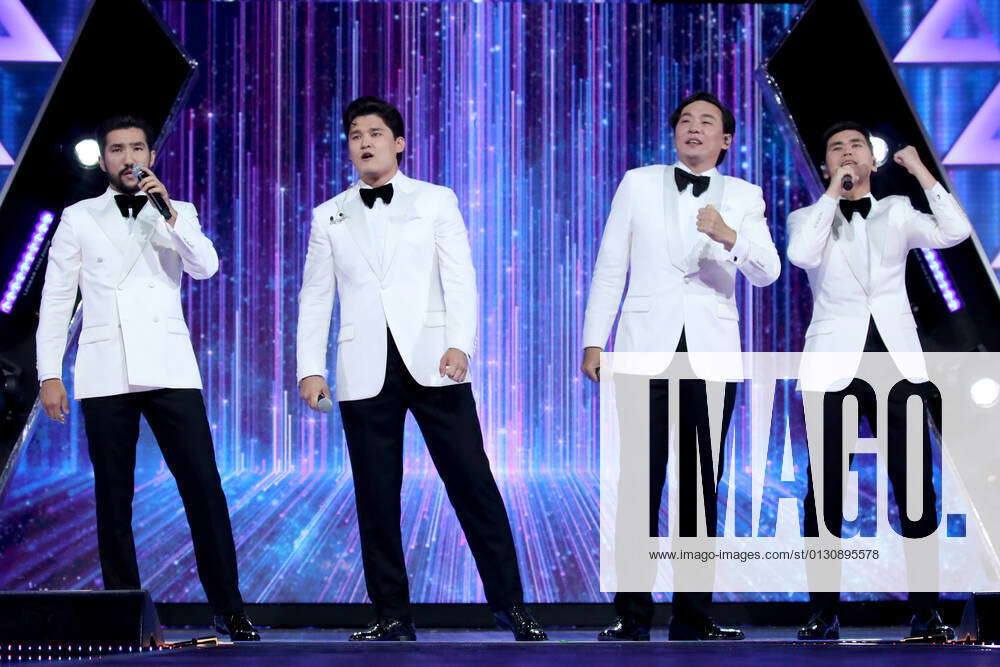 SOCHI, RUSSIA - AUGUST 21, 2021: Members of the Kazakh band Mezzo ...