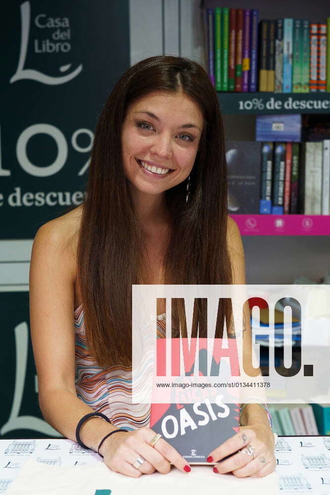 September 12, 2021, Madrid, Spain: Ana Lucas poses during the signing ...