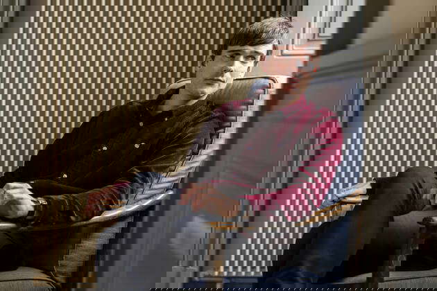 Actor Kasper Dalsgaard, when TV 2 holds a press conference on the TV ...