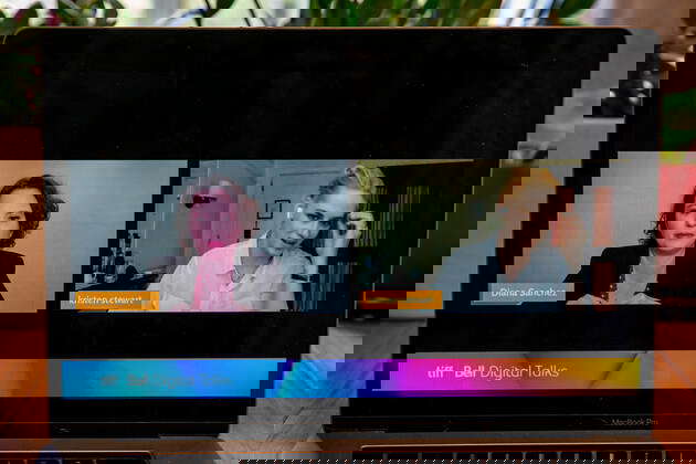 Toronto, Ontario, Canada: Moderator Diana Sanchez interviews Kristen ...