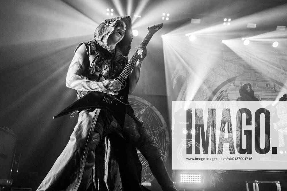 Thomas Rune Galder Andersen and Victor Brandt of Dimmu Borgir live at ...