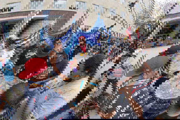 Indigenous Activist Rally Outside Of Army Corps Of Engineers Gina ...