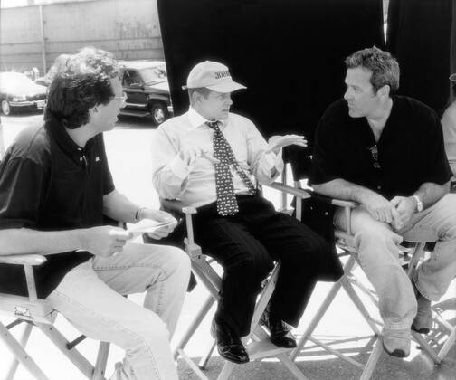 CORKY ROMANO, from left: producer Ira Shurman, co-producer Robert ...