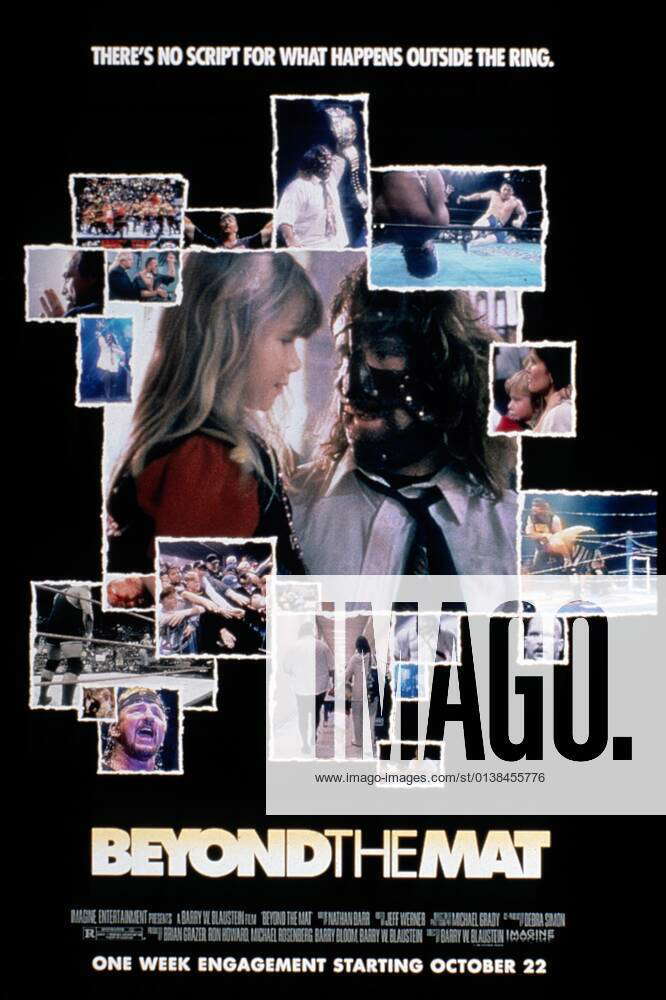 BEYOND THE MAT, poster art, center from left: Noelle Foley, Mick Foley ...