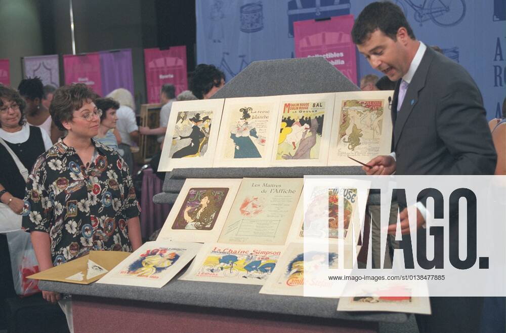 ANTIQUES ROADSHOW, Nicholas Lowry, appraiser, inspects reproductions of ...