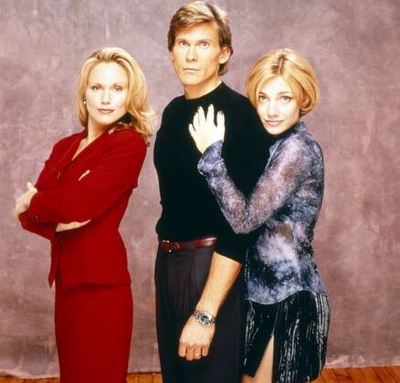 THE GUIDING LIGHT, from left: Beth Chamberlin, Beth Ehlers, Hunt Block ...