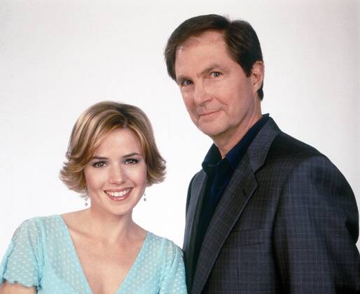 THE GUIDING LIGHT, from left: Nancy St. Alban, Peter Simon, Michael O ...