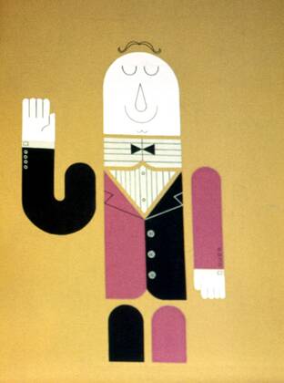 TO TELL THE TRUTH, logo design by Georg Olden, 1956-68 Ref:TSDTOTE EC