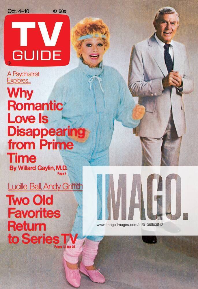 Lucille Ball, (left, from LIFE WITH LUCY), Andy Griffith (right, from ...