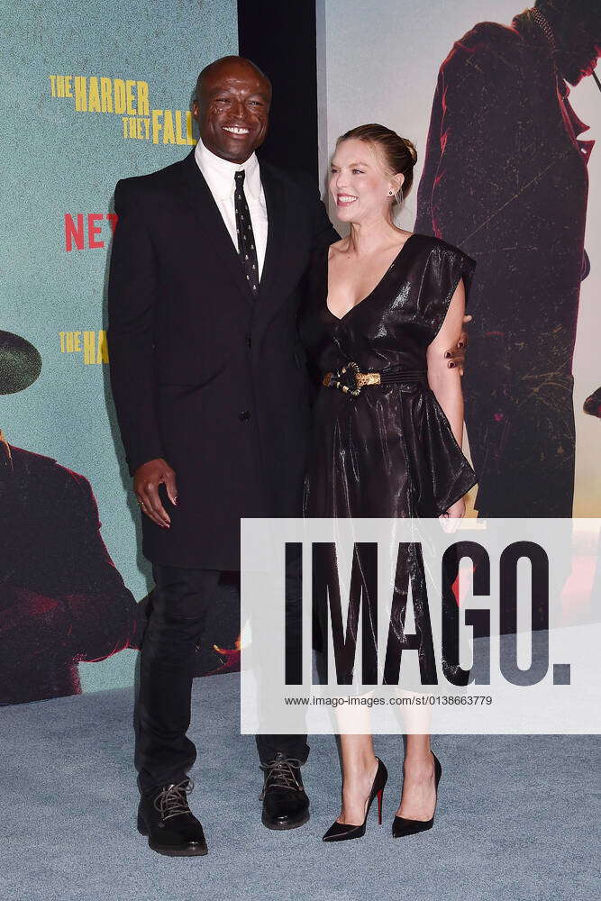 Seal and Laura Strayer at The Harder They Fall Movie Premiere on 13 10 ...