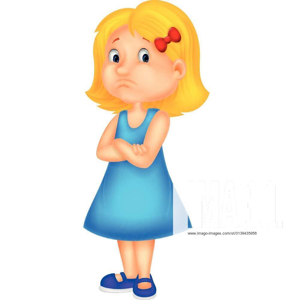 Angry little girl
