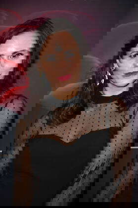 Sabine Heinen at the premiere of the movie The Wolf at the cinema UCI ...