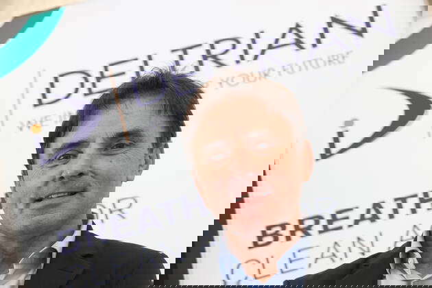 Deltrian CEO Jurgen Alexius poses for the photographer at a press visit ...