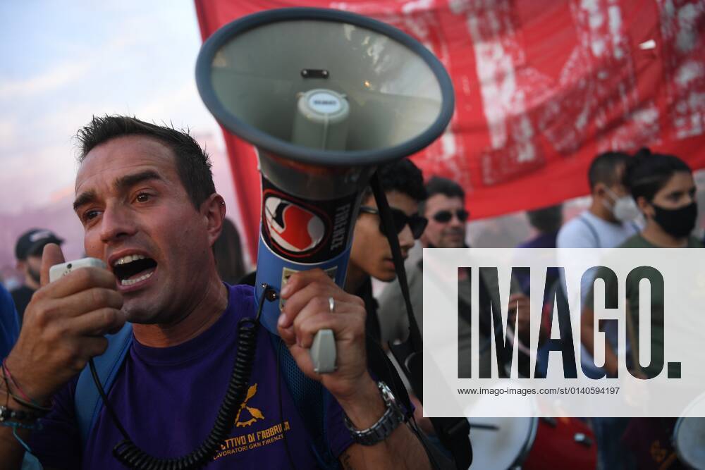 Italy G20 Summit Protest 6685596 30.10.2021 Demonstrators protest ...