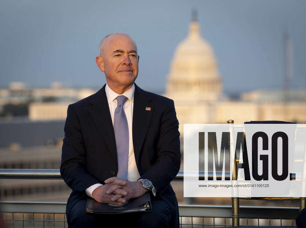 STYLELOCATIONU.S Homeland Security Secretary Alejandro Mayorkas attends ...