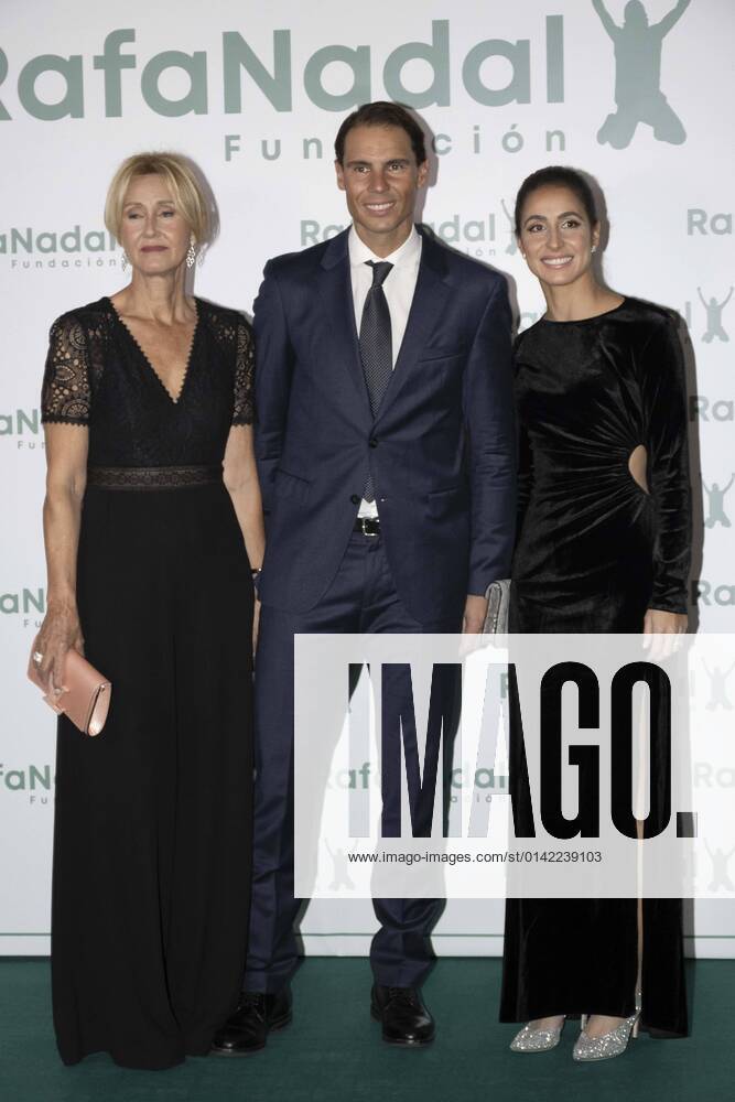 tennis player Rafael Nadal, his wife and mother Ana Maria Parera ...