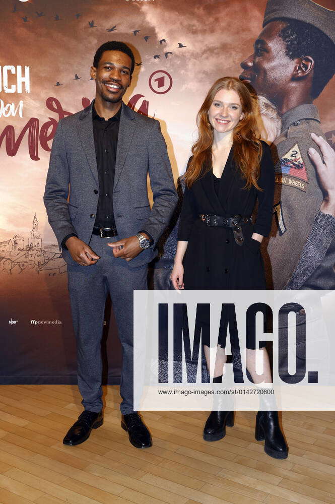 Reomy D Mpeho and Franziska Brandmeier at the preview of the TV series ...