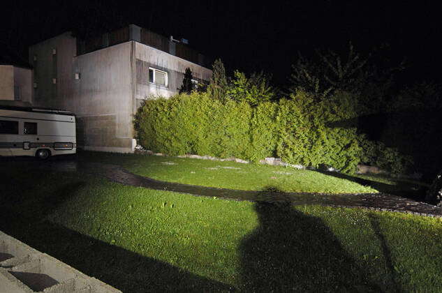 Crime scene in the incest case Josef Fritzl, Amstetten, 2008 Austria ...