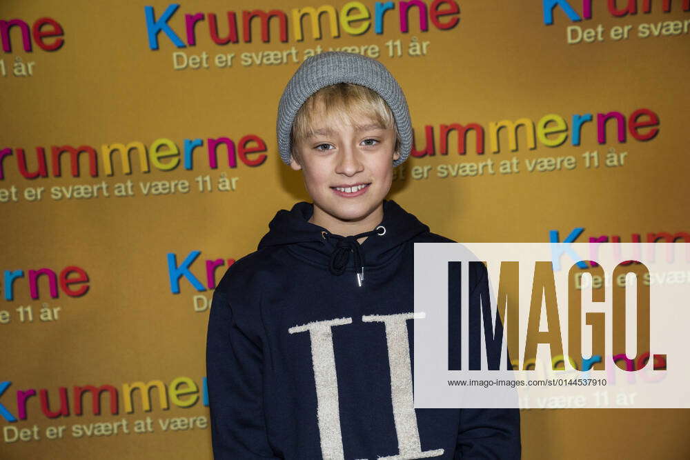 Noah Storm Otto (spiller Krumme) ankommer til gallapremiere paa filmen ...