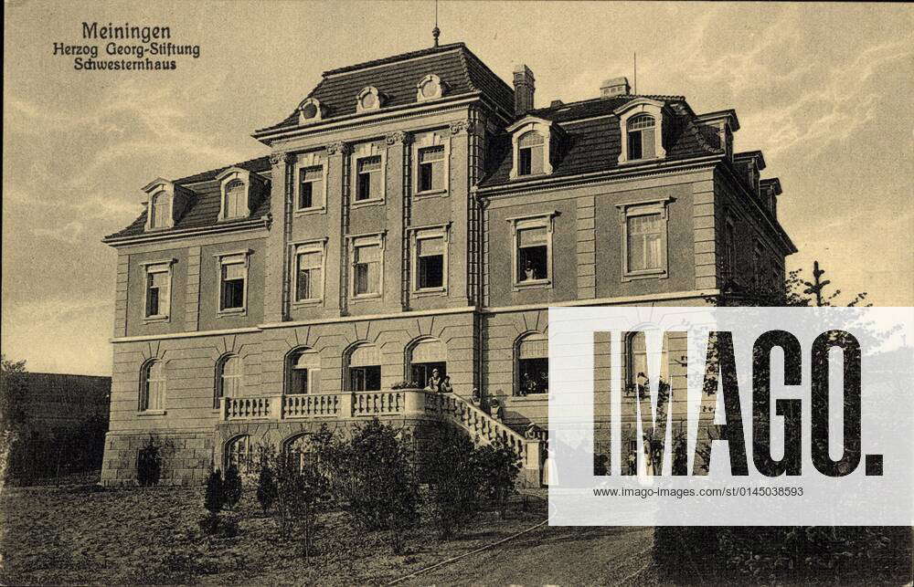 Meiningen Thuringia, view of the duke Georg foundation sister