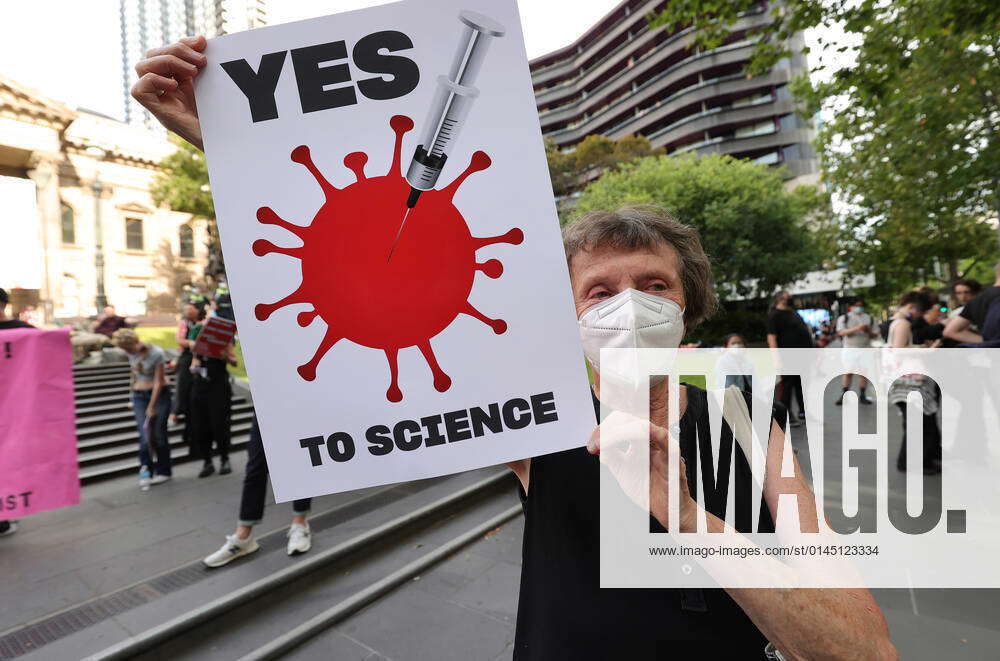 PRO VACCINATION RALLY MELBOURNE, Protesters opposing the anti-vax ...