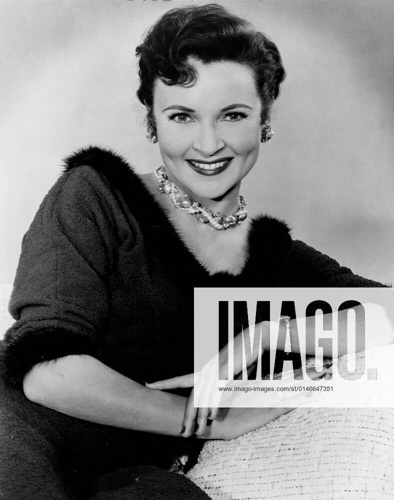 March 1958 Los Angeles California Us Betty White Poses In A Promotional Photograph For The