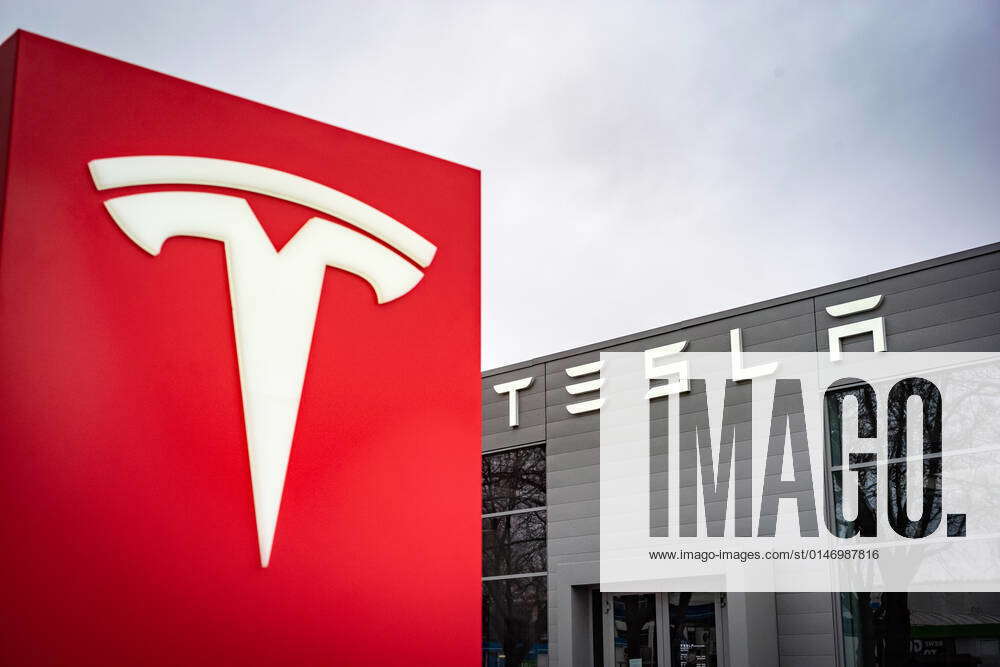 Berlin, electric car new TESLA branch in Reinickendorf