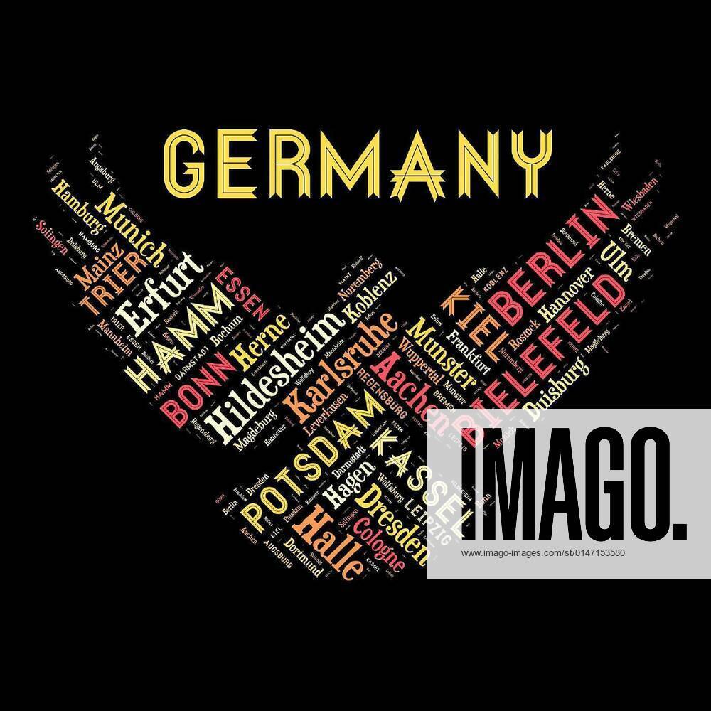 Word cloud of Germany cities