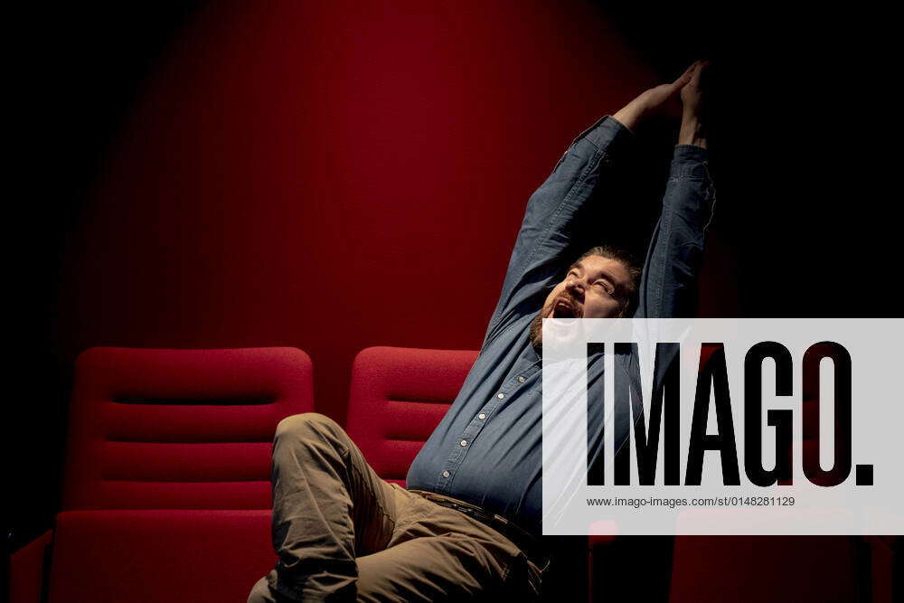 Actor Rasmus Bjerg photographed in Skuespilhuset, Thursday 20 January ...