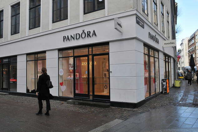 Copenhagen Denmark. 02 February 2022 .Pandora jewellery store on ...