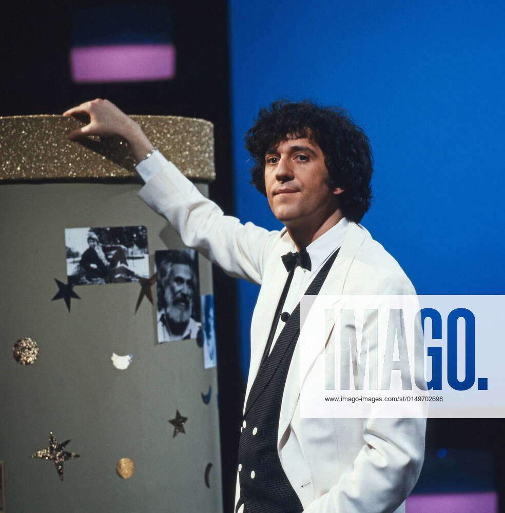 DISCO Disco ZDF Musiksendung, Moderator Ilja Richter, 1982. Disco, ZDF ...