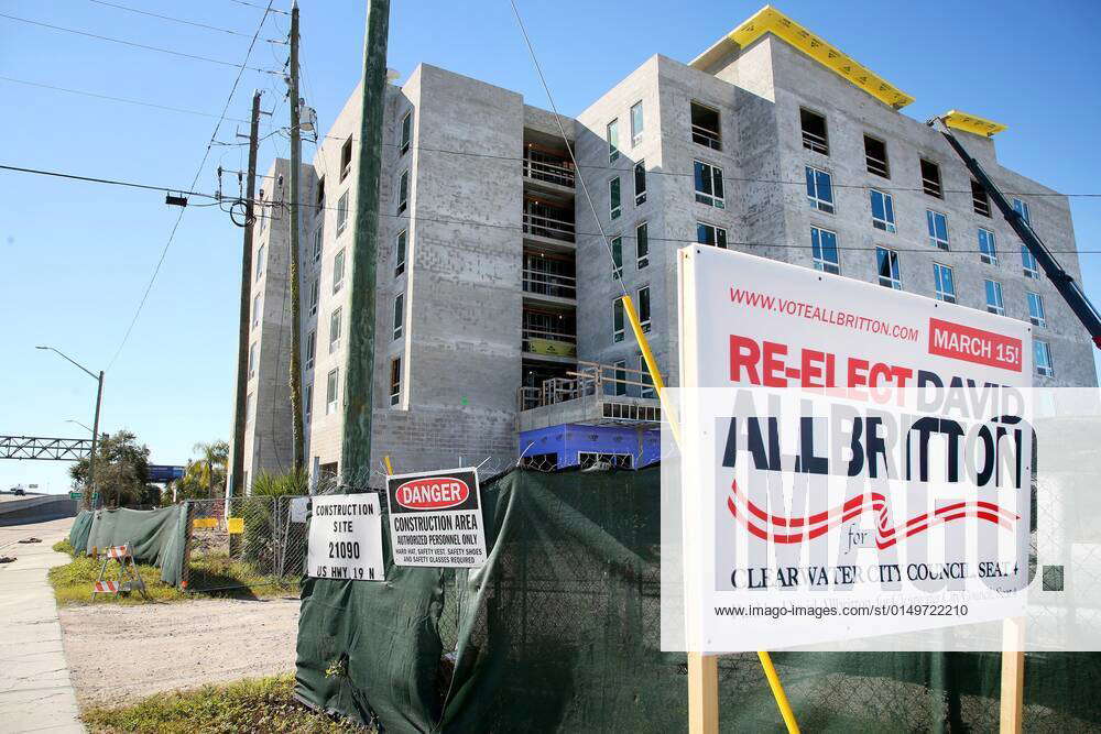 January 31, 2022, CLEARWATER, Florida, USA: A sign in support of re ...
