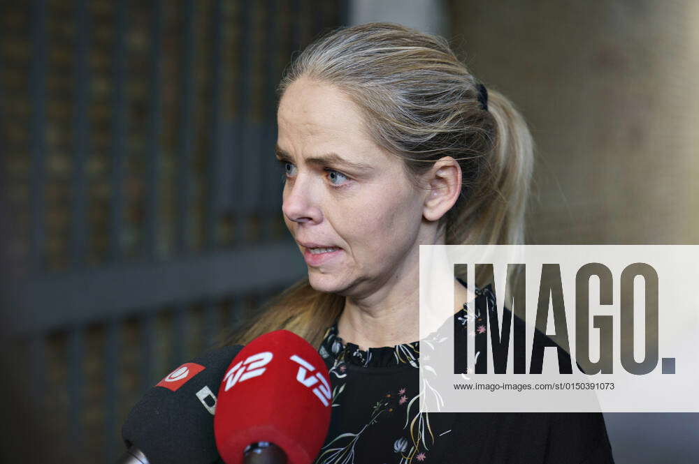 Prosecutor Mette Bendix speaks to the press after the court hearing ...