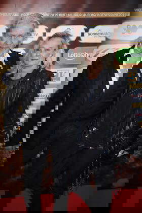 Johnny Logan with Wife Ailis Sherrard Gala to 13 award Ceremony the ...