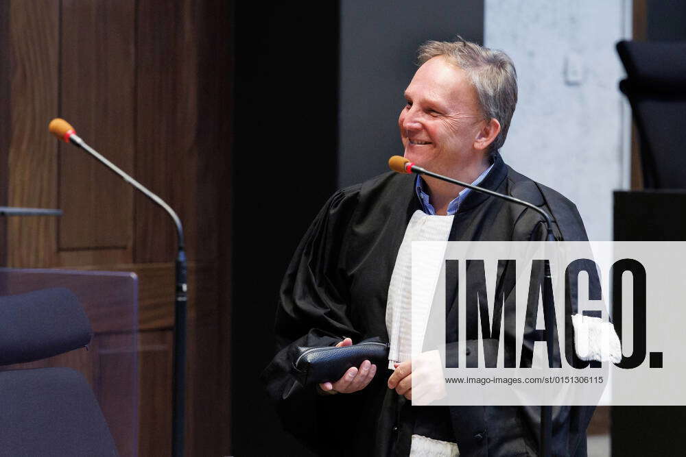 Lawyer Johan Platteau pictured during the first day of the trial of ...