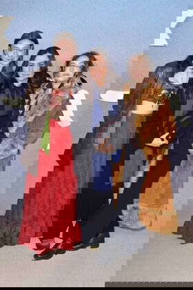 Rocky Valentine Adlon, Pamela Adlon and Gideon Adlon at the premiere of ...